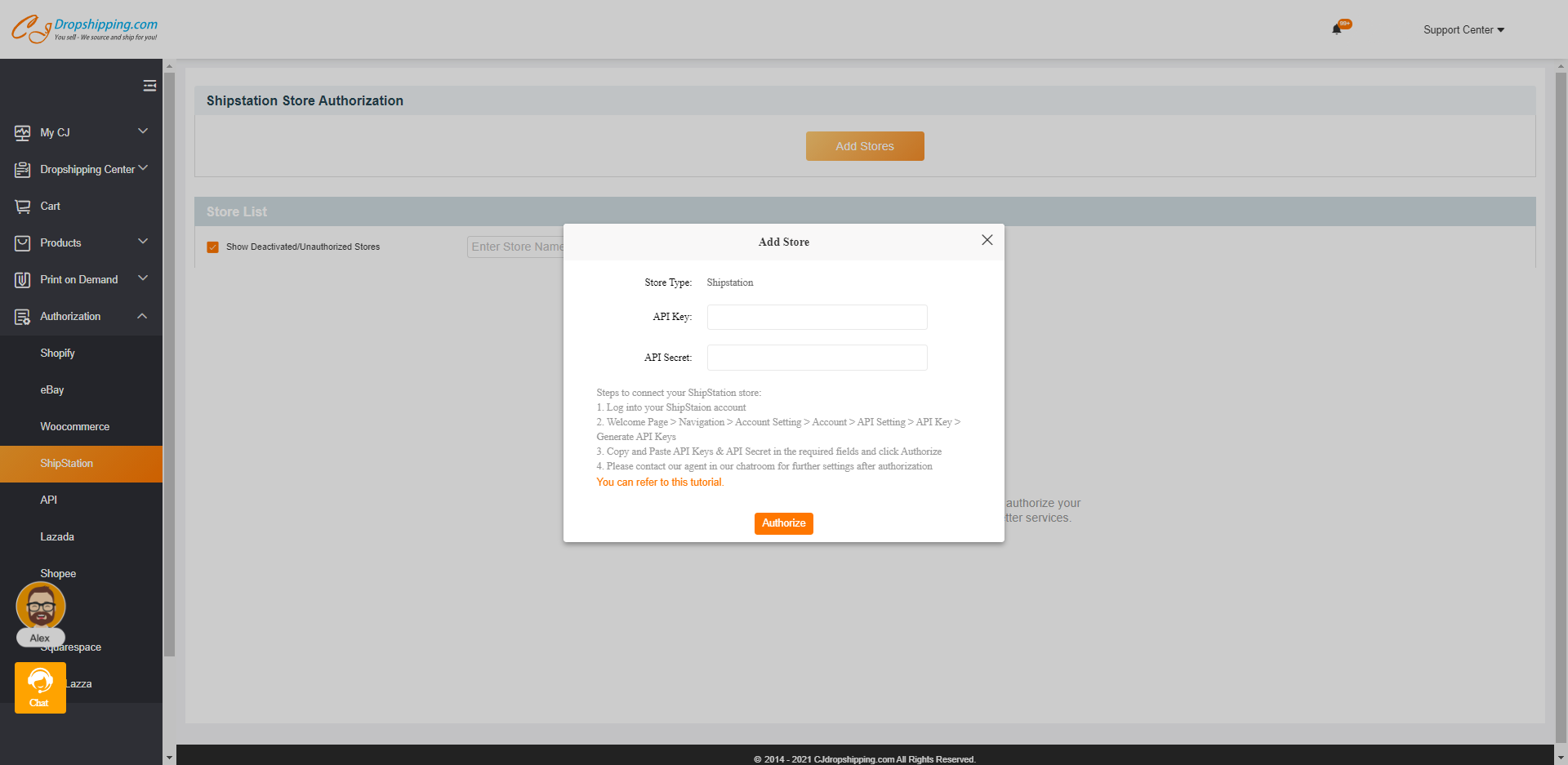 How to Connect ShipStation with CJ?