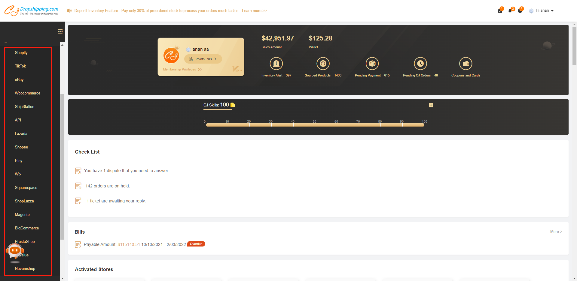 Compatible Platforms to Which You Can List CJ's Products